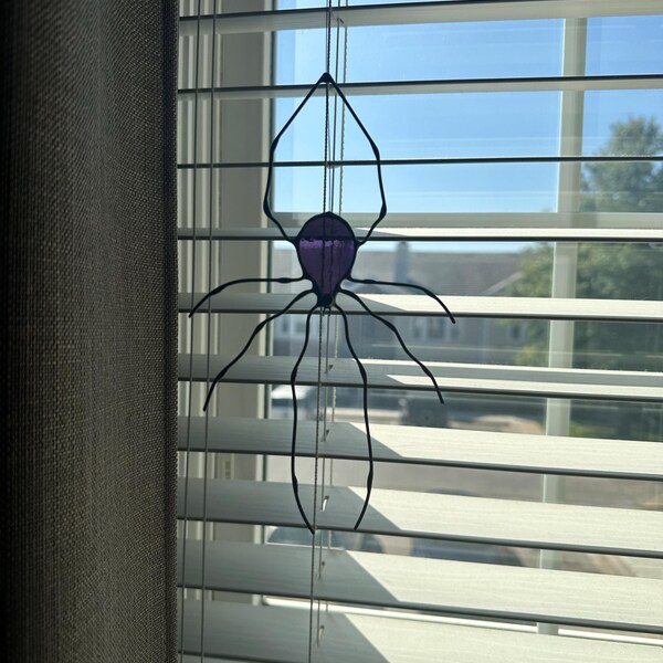 Spider Stained Glass Window Hangings - Unique Gifts for Friend ...