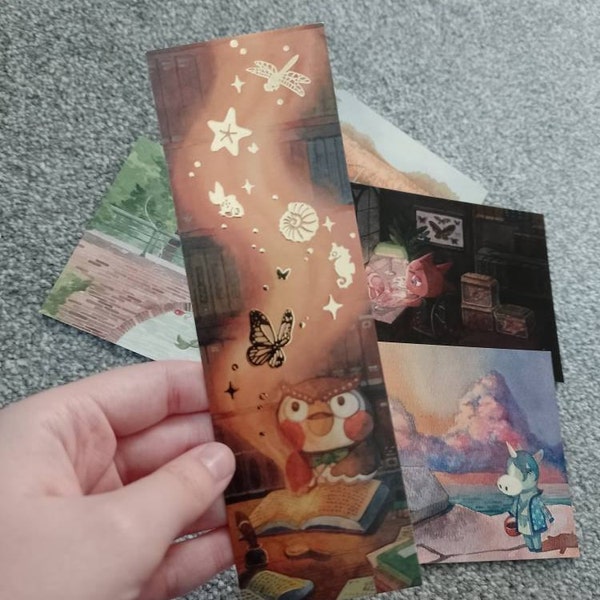 Foiled Bookmarks - Flick - Celeste - Pascal - Blathers - Animal ...