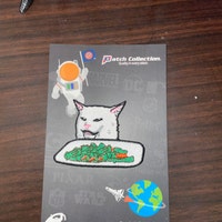 Smudge the Table Cat Meme Salad Patch Embroidered Iron on AD8 - Etsy Canada