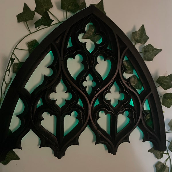 OSIRIS Gothic Arch Wall Hanging by the Blackened Teeth | Gothic Wall Decor | Cathedral Window ...
