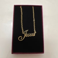 Custom Name Necklace, Sam Nameplate Necklace, Personalized Letter Name ...