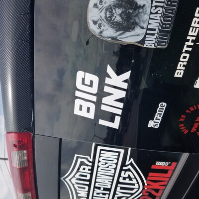 Custom Text Vinyl Decal Car Window Banner Personalized - Etsy