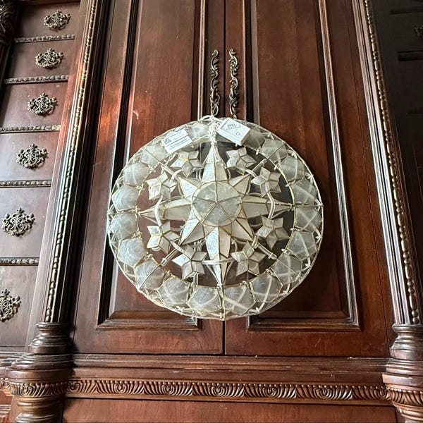 Capiz Shell Star Lantern: 100% LED Parol Tala White 1 - Filipino ...