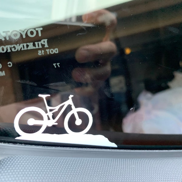Mountain Bike Windshield on Hill Decal Sticker Easter Egg (2 Count) - Etsy