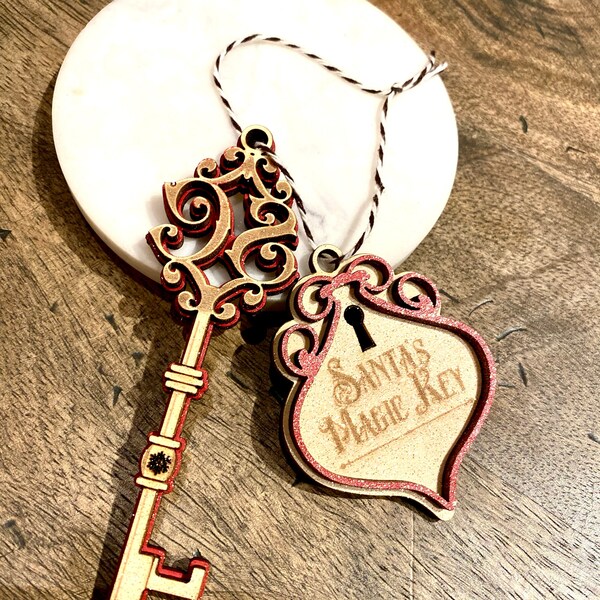 Santa's Magic Christmas Eve Key / Digital Laser Cut SVG File ...