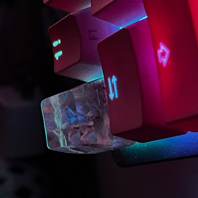 WASD Keycaps Set Arrow Keycaps Set Purple Keycap Red - Etsy