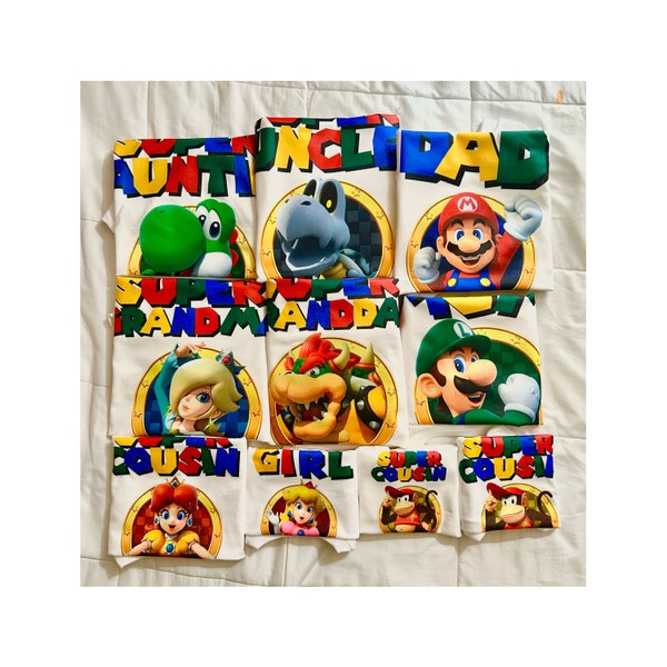 Super Mario Characters PNG Clipart (digital Download) - Etsy