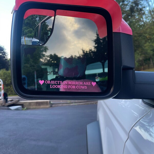 Custom Car Side Mirror Decal, Side Mirror Sticker for Car, Side Mirror ...
