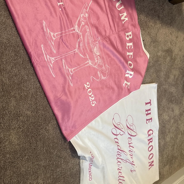 Bachelorette Beach Towel, Last Toast on the Coast Towel, Personalized ...