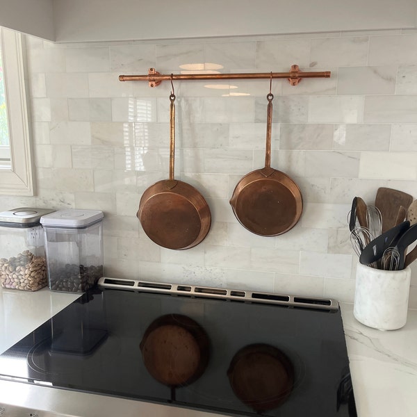 Copper Pot Rail, Copper Pot Rack - Etsy