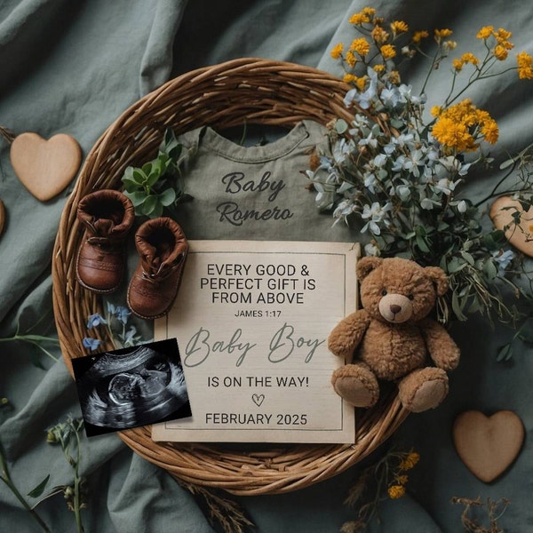 Teacher Pregnancy Announcement, Digital Homeschool Teacher Baby Reveal ...