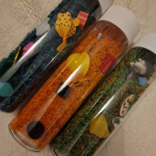 Montessori Play Set: Puzzle Game With Wooden Sticks & Motif Cards ...