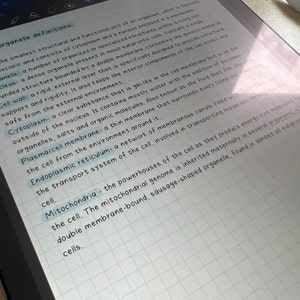 Dark Mode Digital Notebook, 10 Tabs, Minimalist Notebook, Dark Mode ...