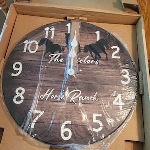 Nantucket Blue Wall Clock, 8 Sizes, EXTRA Quiet Mechanism, Lifetime ...