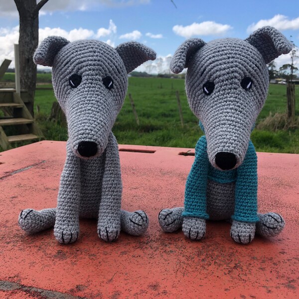 Greyhound, Crochet Greyhound, Greyhound Crochet Pattern, Crochet ...