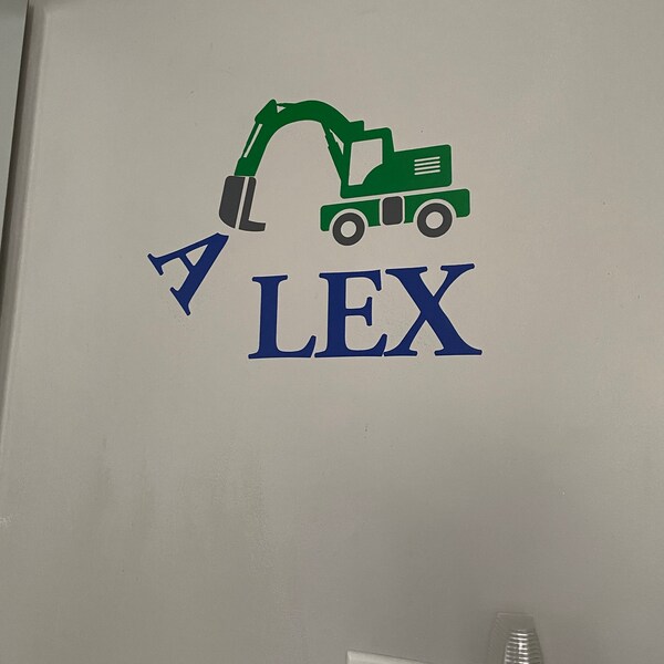 Trucks Decal, Construction Trucks Decals ,excavator Mixer Sticker ...