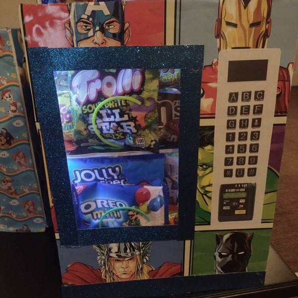 Vending Machine Money Panel - Multicolors, PNG and Canva - Etsy