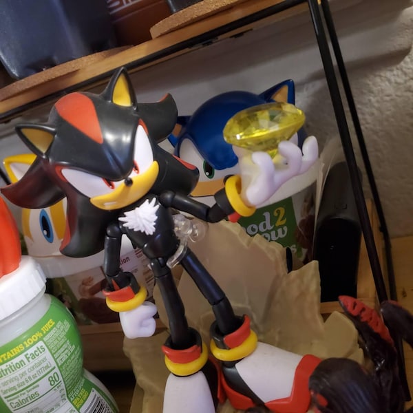 Set of Sonic Chaos Emeralds With Defects - Etsy