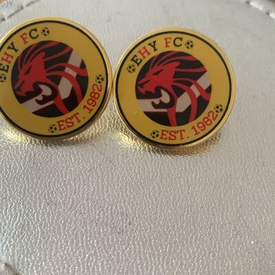 Premium Custom 25mm Metal Pin Badge Personalised With Your Design, Text ...