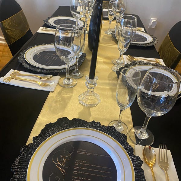 Eucalyptus Round Wedding Table Menu Template, EDITABLE Circle Dinner ...