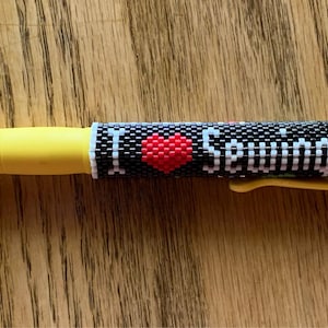 Peyote Beading Pattern pen Wrap/coverplease Return Pen to Owner. - Etsy