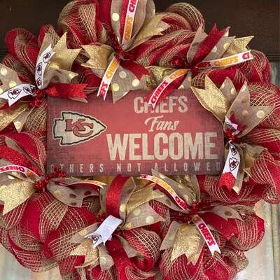 5/8 NFL Kansas City Chiefs Ribbon, 9 Foot Spool, Licensed by Offray - Etsy