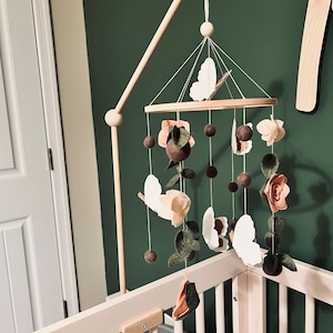 Baby Mobile Arm / Holder Wooden Baby Mobile Stand Crib Baby - Etsy
