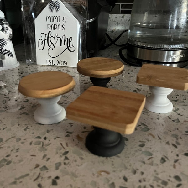 Mini Riser for Tiered Tray, Tiered Tray Decor, Mini Wooden Riser ...