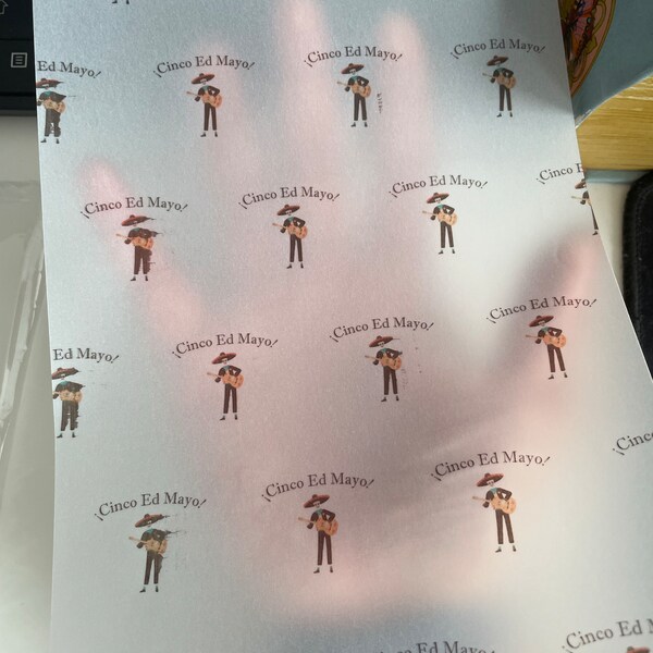 Custom Printed Translucent / Baking /tracing Paper/ Wedding Logo ...