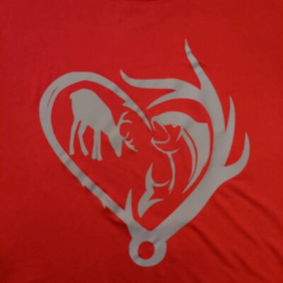 Hunting and Fishing Heart, Fishing Svg, Fishing Cut File, Fishing ...