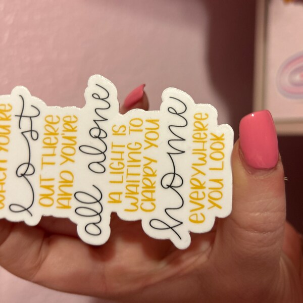 STICKER Everywhere You Look Full House Theme Song Yellow Vinyl Sticker ...