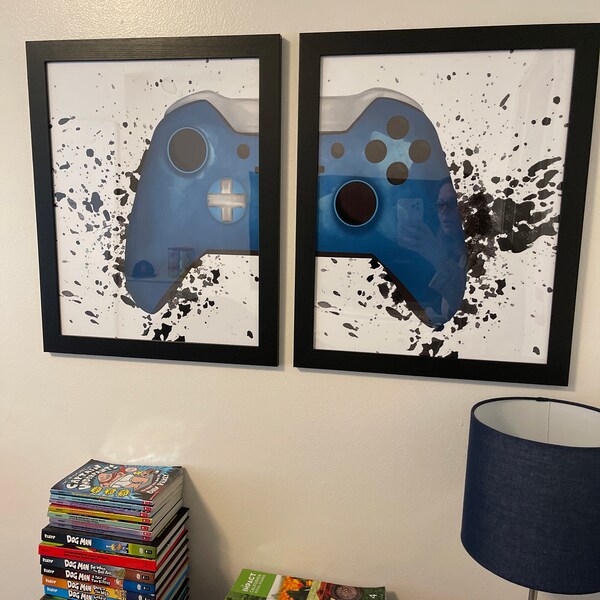 Gaming Wall Art Set of 2, Printable Gaming Wall Art Set, Geek Wall Art ...