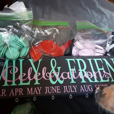 Family Birthdays Sign, Family Celebrations Sign, Birthday Sign - Etsy ...