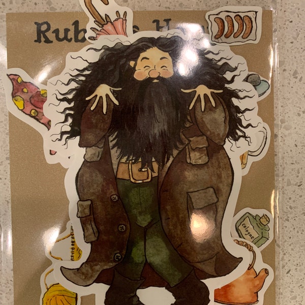 Rubeus Hagrid Sticker Set - Etsy