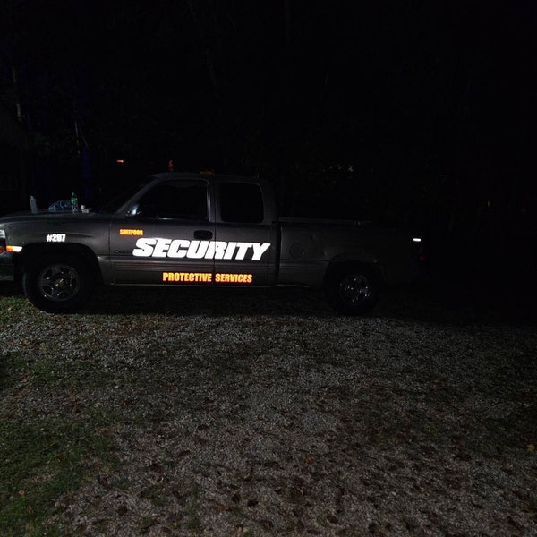 Custom Reflective Vinyl Lettering Decal Sticker Car Van Truck Trailer ...