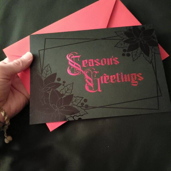 Nu Metal Birthday Card | Last Resort Emo Lyric Greeting | Glossy Black ...