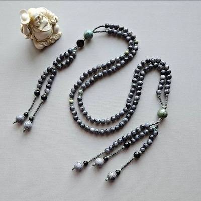 LRG Sandalwood & Seed Buddhist Prayer Beads, SGI Beads, Nichiren Gongyo ...