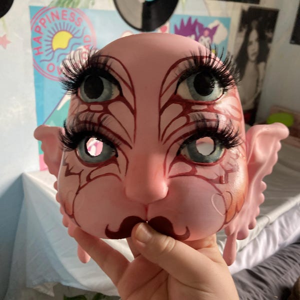 Nymph Portals Face Mask Cosplay Mask Super Glue Included fantastic Mask ...