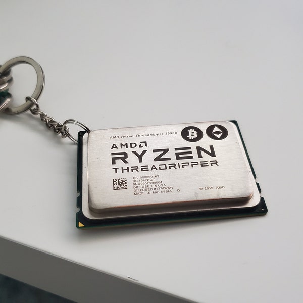 Personalised CPU Processor Keychain,personalized Keychain,engrave Name ...