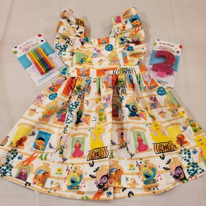 Sesame Street Inspired Dress FREE SHIPPING Made to Match Vintage Romper ...
