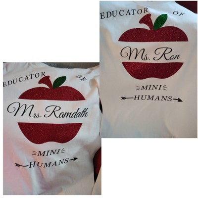 Split Apple SVG Personalized Apple Svg Teacher Svg Teacher Appreciation ...