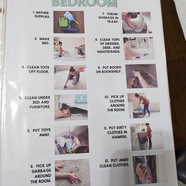 Vacuum Wood Floors Step-by-step Visual Aid - Cleaning Chore Guides ...