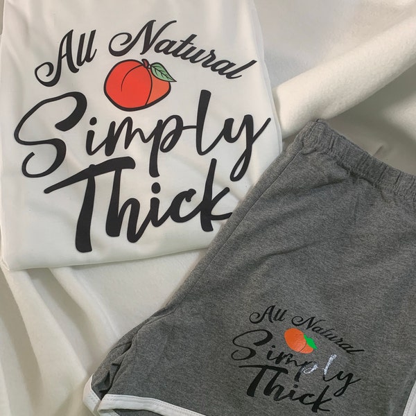 All Natural Simply Thick SVG Bundle | Funny T-shirt Design | Cricut for ...