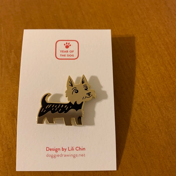 Yorkshire Terrier - Dog Enamel Pin - Etsy
