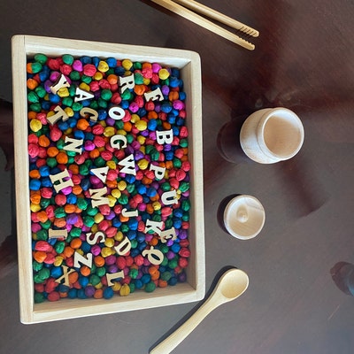 Honeycomb Bumblebee Counting Sensory Bin, Preschool Math, Montessori ...