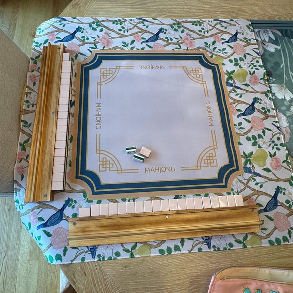 Mahjong Bags Mahjong Set of 2 Bags Mahjong Gifts Mahjong Tote Bag ...