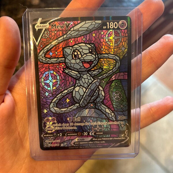 Gorochu Custom Holographic Card - Etsy