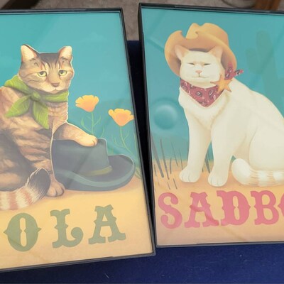 Bug Cats Cute Summer Critters Spring Nature Quirky Waterproof Vinyl ...