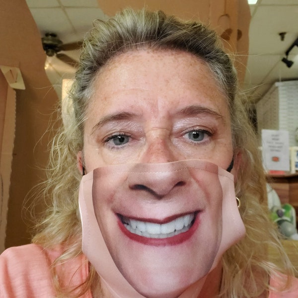 My Face - Selfie Custom Face Masks W/ Two Filter Inserts & Nose Wire - Etsy
