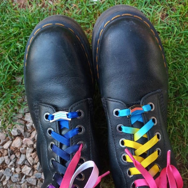Genderfluid Pride Shoelaces — Subtle LGBT Pride Accessory Pride Flag ...
